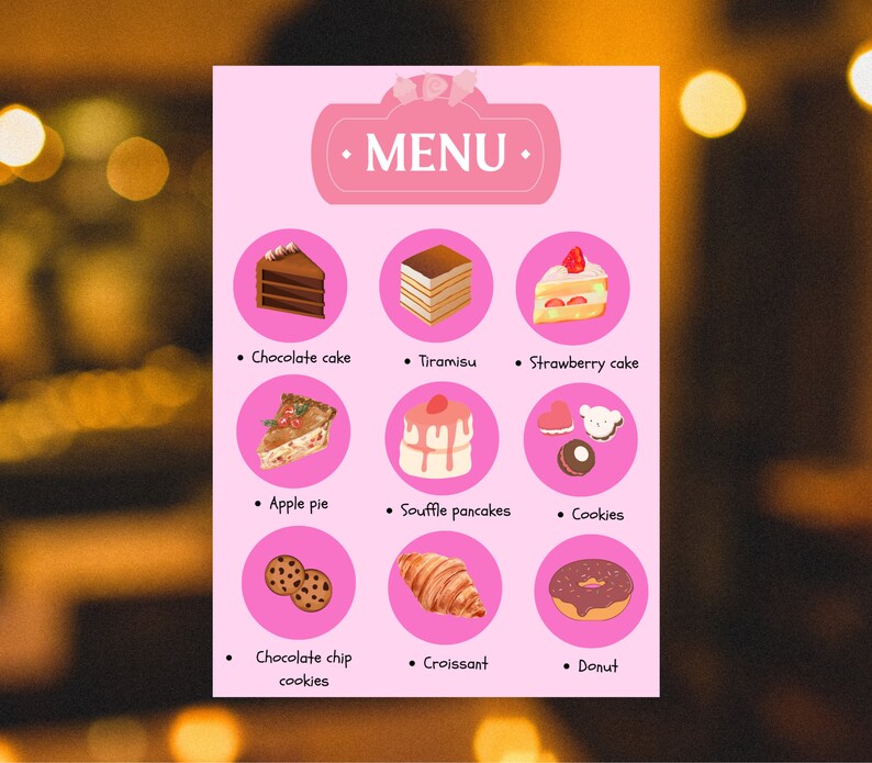 Pretend Play Restaurant Menu Bundle, Kids Kitchen Play Menus, Preschool ...