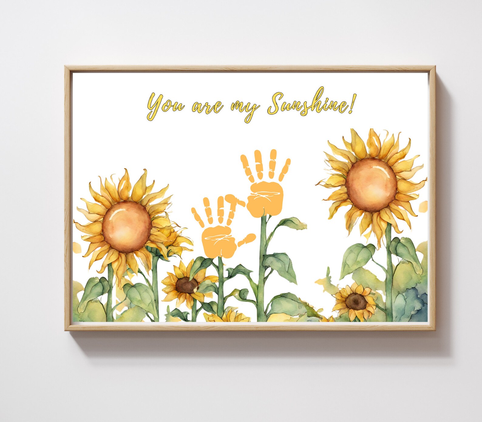 You Are Sunshine Handprint, Mother's Day Activities, Sunflower ...