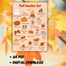 Fall Bucket List, Fall to Do List, Fall Time Activities for Adults ...