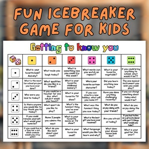Fun Icebreaker for Kids, Back to School, Icebreaker Games, Games for ...