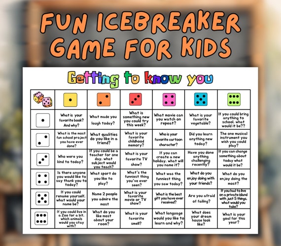 Silly Icebreaker Games Communicate! A FREE Ice Breaker Game By Looks