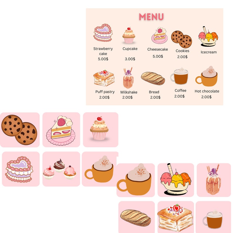 Bakery Pretend Play Kit, Bakery Dramatic Play, Bakery Pretend Play ...