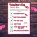 Valentine Day Candy Dice Game, Valentine Activity, Galentine Party Game ...