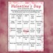 Valentine Mix & Mingle Bingo, Valentine Find the Guest Bingo Game, Cute ...