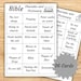Bible Charades, Printable Bible Pictionary Cards, Printable Bible Games ...