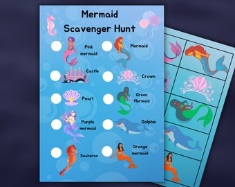 Mermaid Themed Scavenger Hunt - Etsy