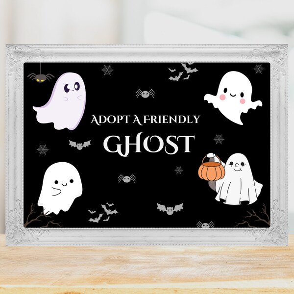 Adopt a Ghost Certificate - Etsy