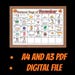 Printable NOVEMBER Calendar With National Days - Etsy