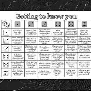 Icebreaker for Kids, Getting to Know You Game, Dicebreaker Roll and ...