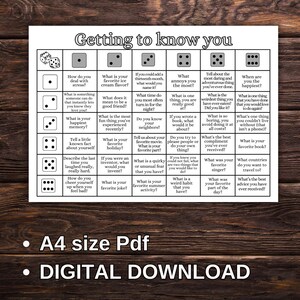 Icebreaker for Kids, Getting to Know You Game, Dicebreaker Roll and ...