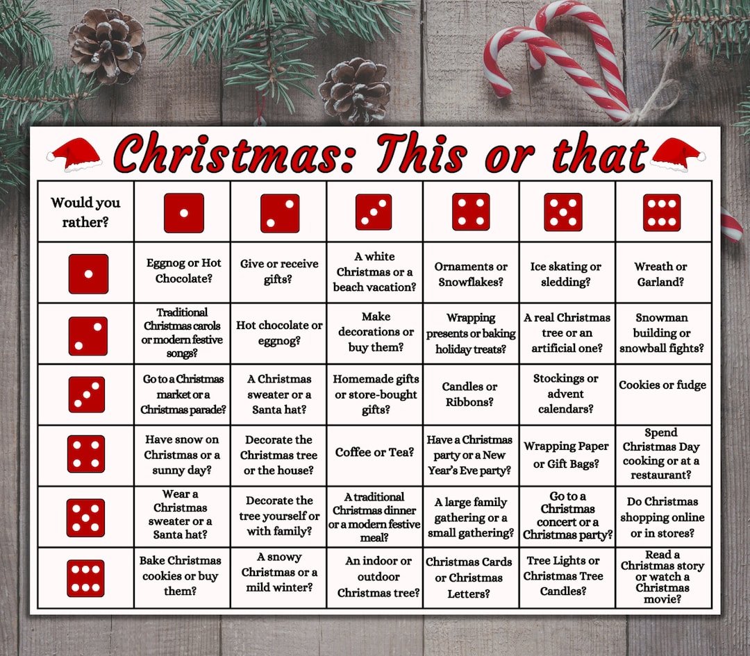Christmas Dicebreaker, Christmas Icebreaker Game, Icebreaker Activity ...