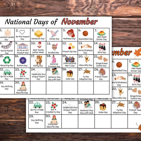 Holiday Calendar - Etsy