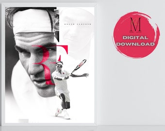 Federer Wall Poster - Etsy
