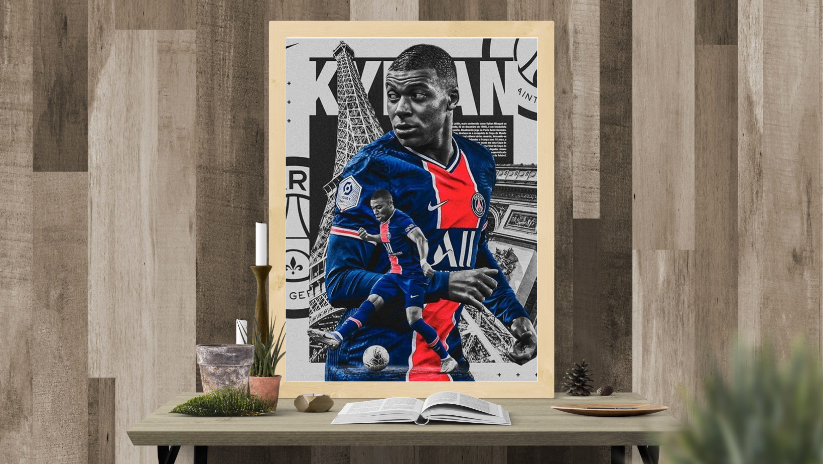 MBAPPE Poster, Wall Art Printable, PSG, Digital Download, french ...