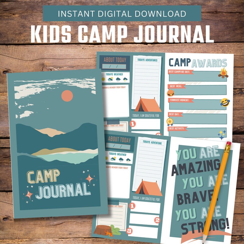 Camping Journal - Etsy