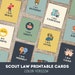 Cub Scout Law Positive Affirmation Cards for Kids Download Printable ...