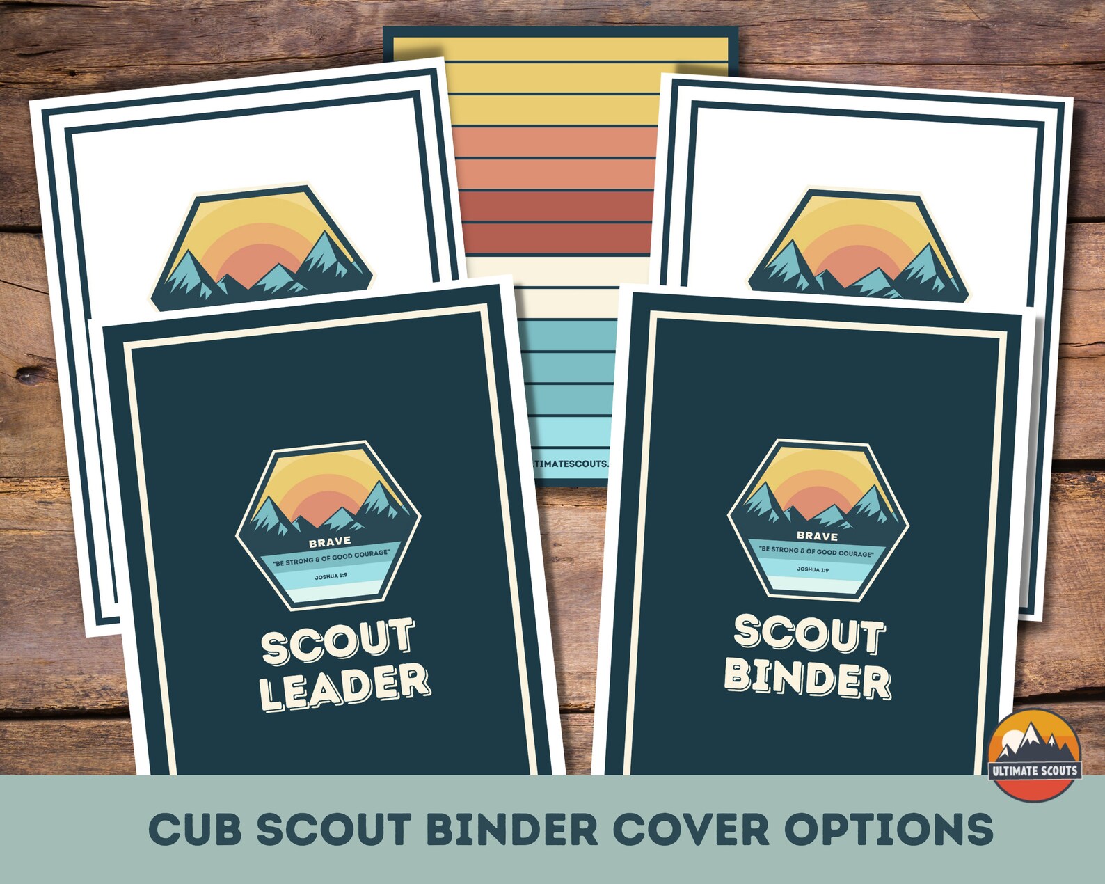 Scout Binder Planner Printable, Calendar, Attendance, Meeting Agenda ...