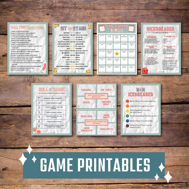 Icebreaker Toolkit - Icebreaker Games With Printables for Youth Group ...