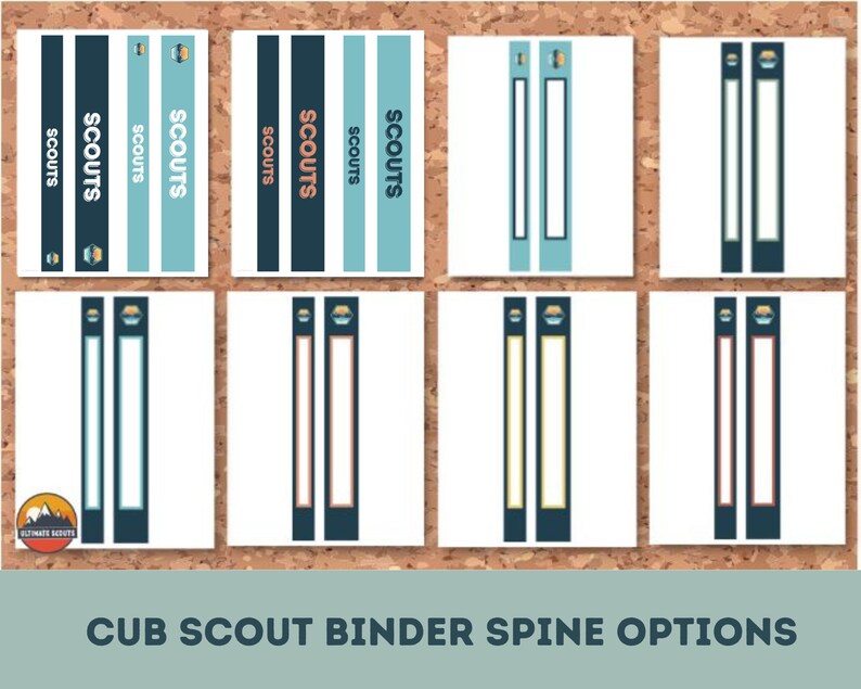Scout Binder Planner Printable, Calendar, Attendance, Meeting Agenda ...