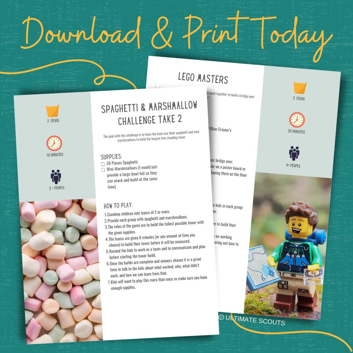 Team-building Games Printable Set | 15 Fun & Engaging Activities for ...