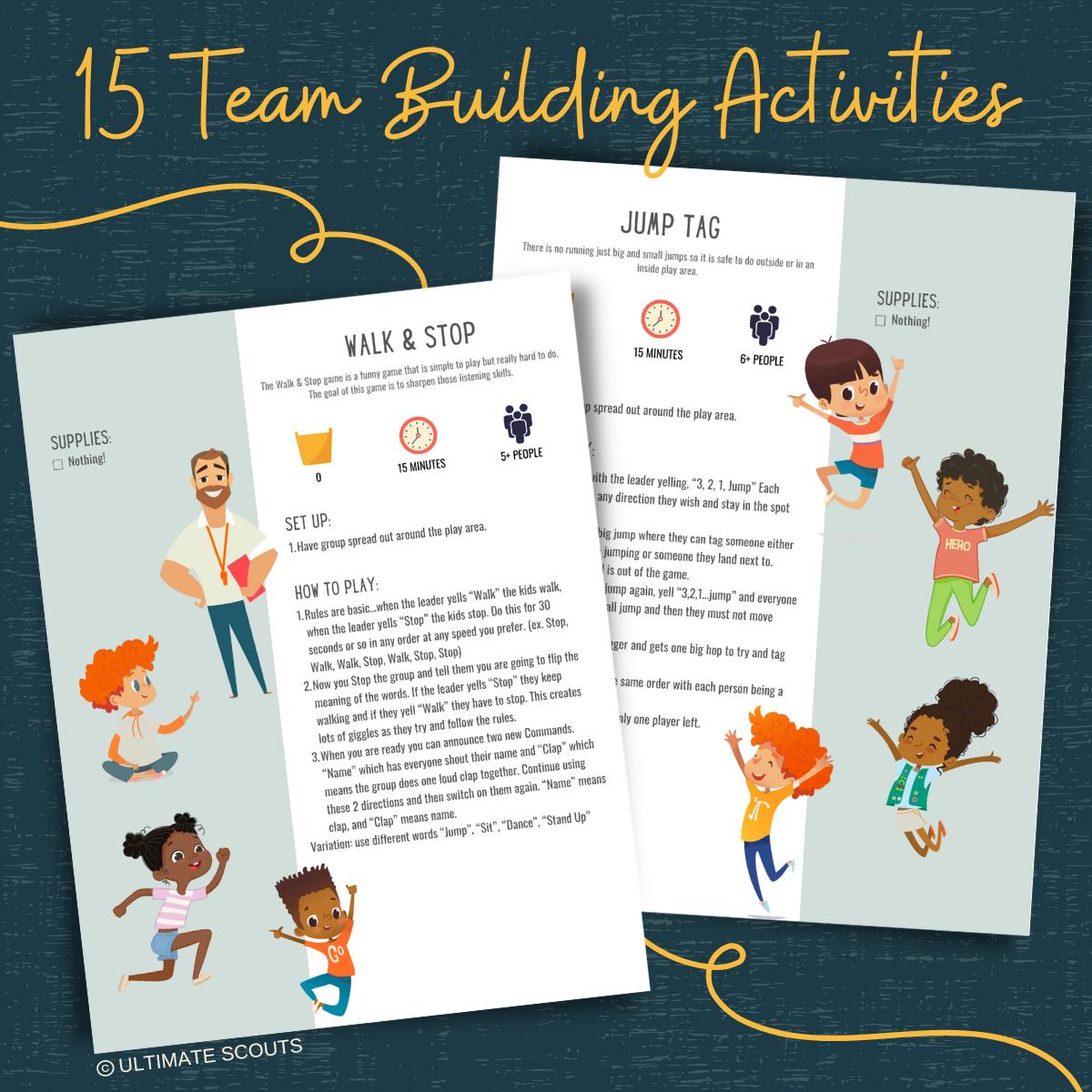 Team-building Games Printable Set | 15 Fun & Engaging Activities for ...