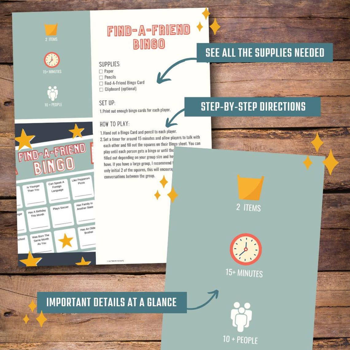 Icebreaker Toolkit - Icebreaker Games With Printables for Youth Group ...