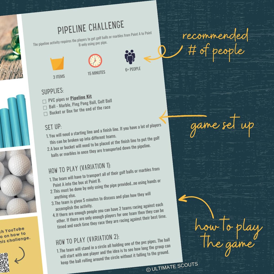 Team-building Games Printable Set | 15 Fun & Engaging Activities for ...