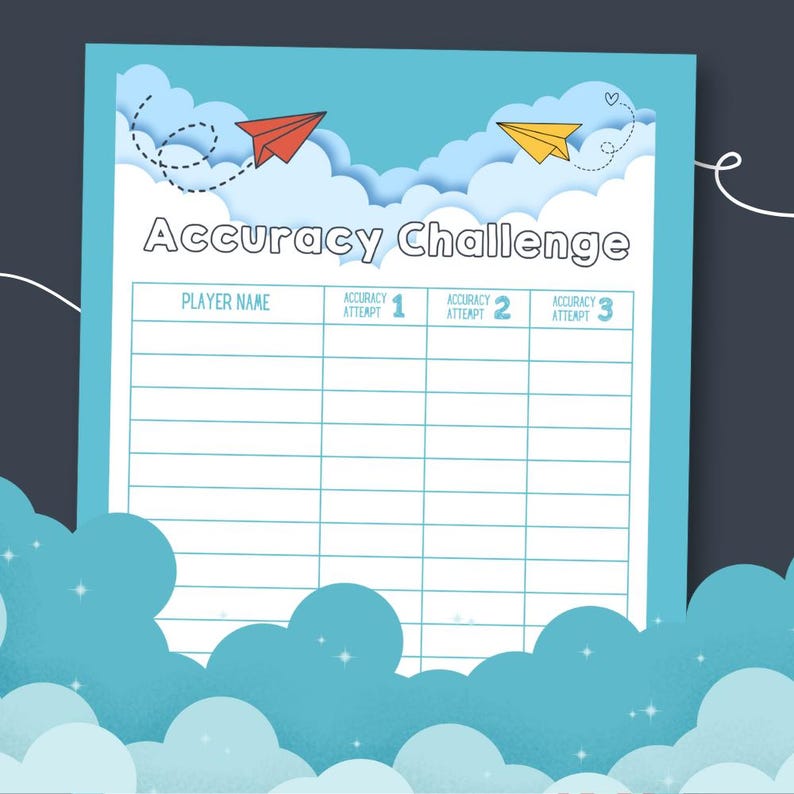 Printable Paper Airplane Experiment Activity Pack - Scientific Method ...