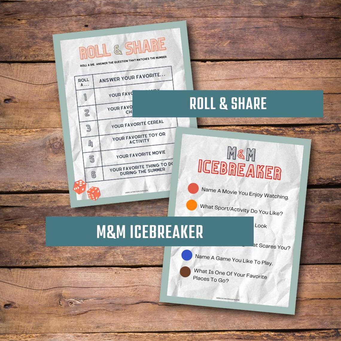 Icebreaker Toolkit - Icebreaker Games With Printables for Youth Group ...