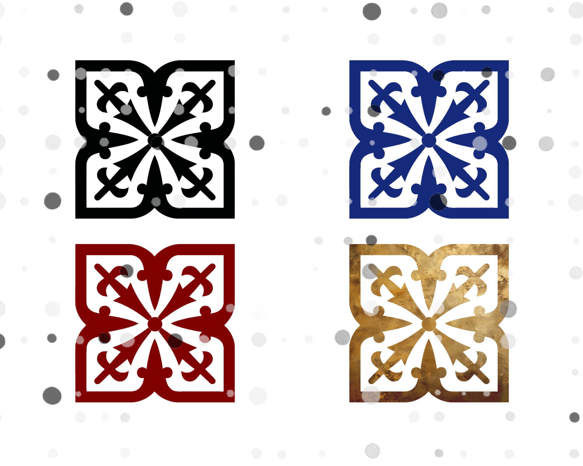 Old Illuminated Medieval Ornate Symbols - Set of 40 Transparent Pngs - Etsy