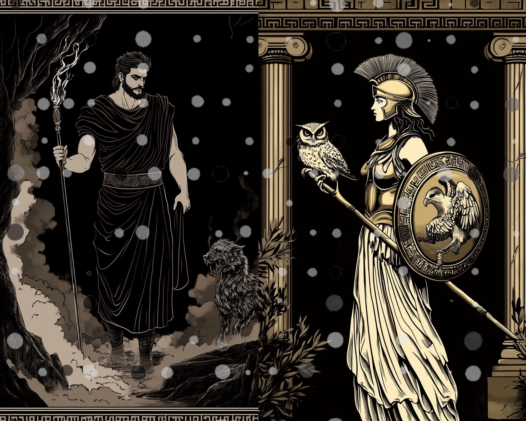 Greek Gods Junk Journal Pages Set of 12 Digital Pages - Etsy