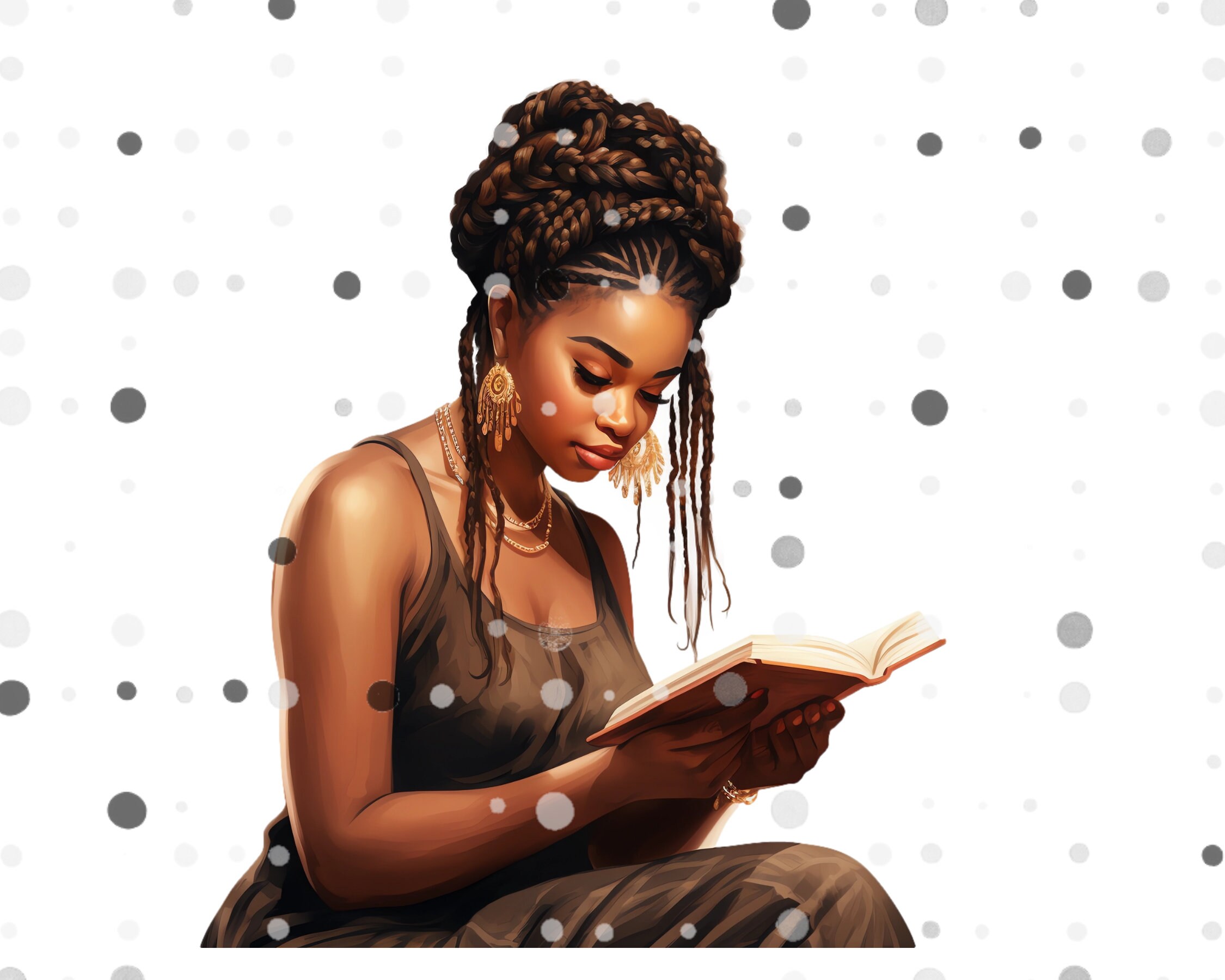 Embrace Authenticity Beautiful Black Women and Girls Immersed in the ...