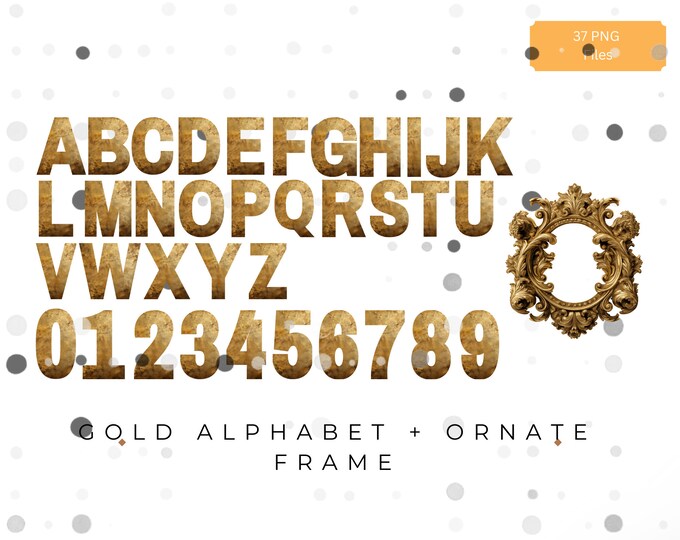 Gold Alphabet PNG, Gold Alphabet Clipart, Golden Letters, Golden ...