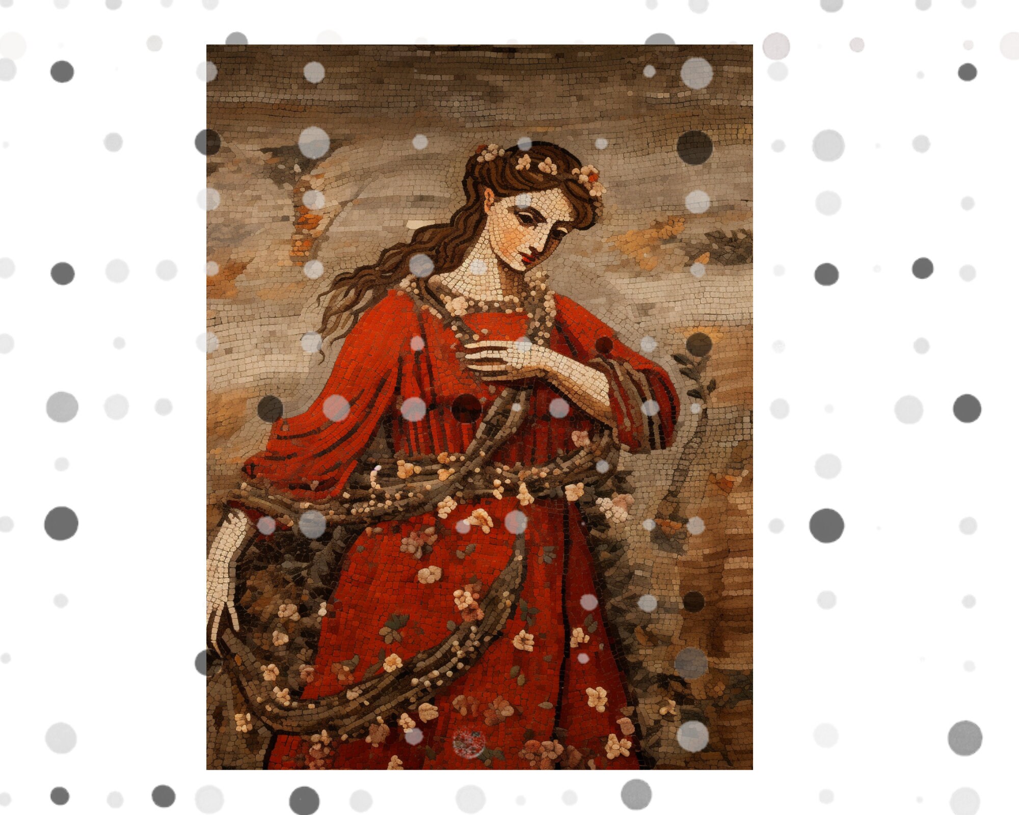 Ancient Roman Mosaic Junk Journal Pages | 30 Digital Pages - Etsy