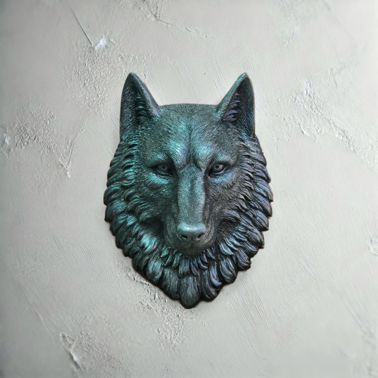 Taxidermy Sculpture Wolf Head Wall Mounted - Etsy