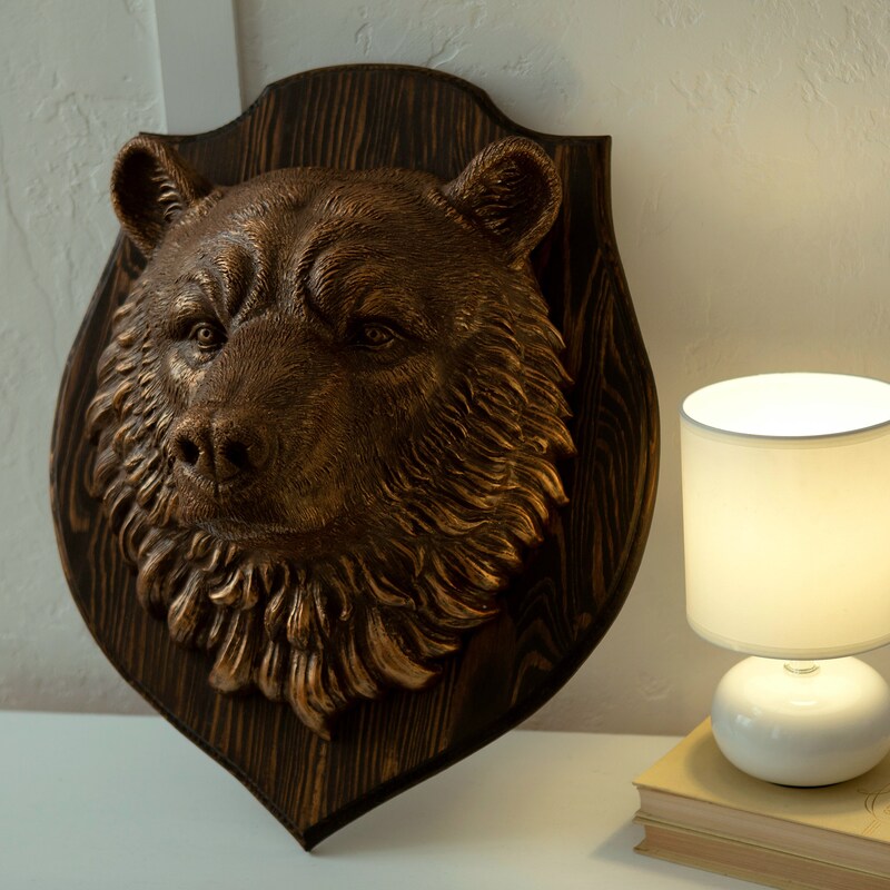 Bear Head Wall Mount - Etsy