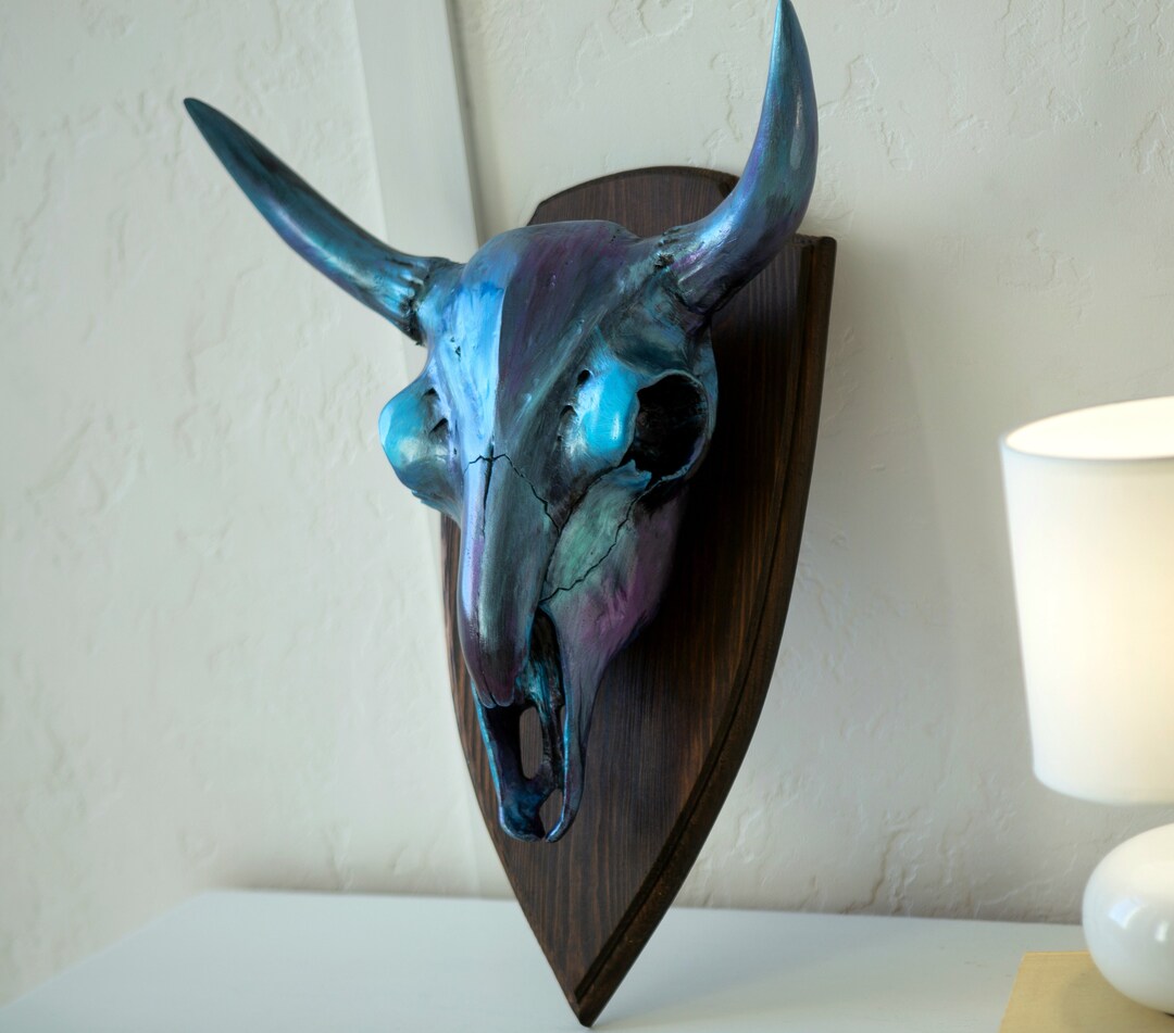 Taxidermy Sculpture Buffalo Skull. Home Decor - Etsy