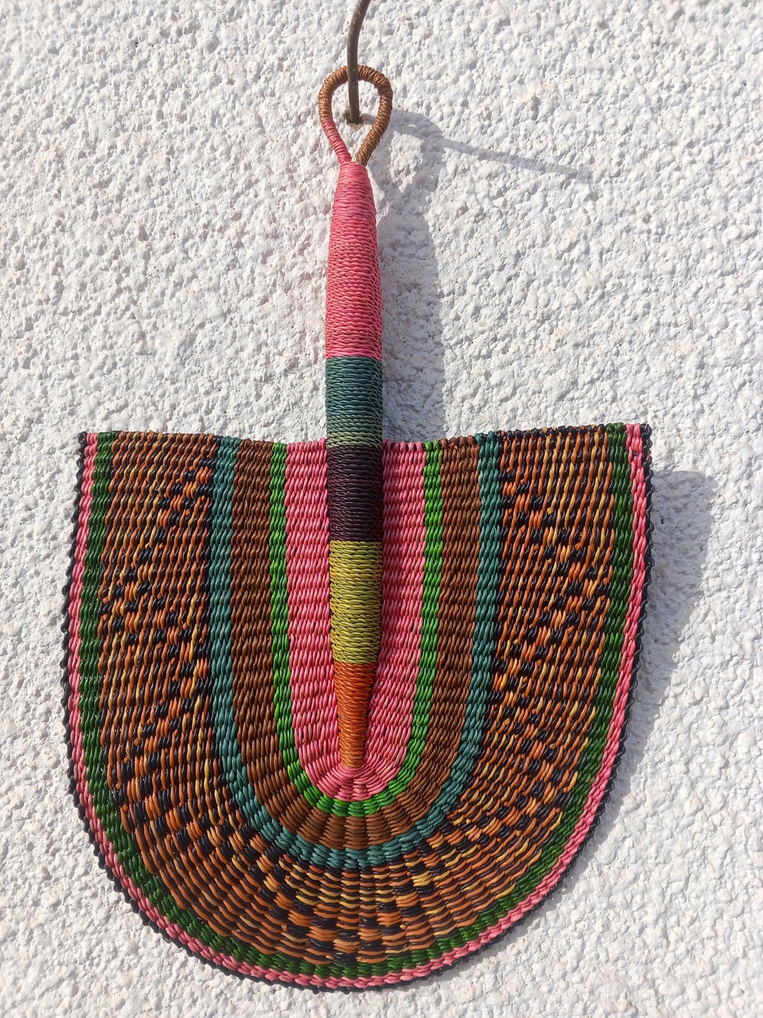 Handmade Straw Hand Fan| Wedding Bridesmaid Fan| Beautiful Fan Wall ...