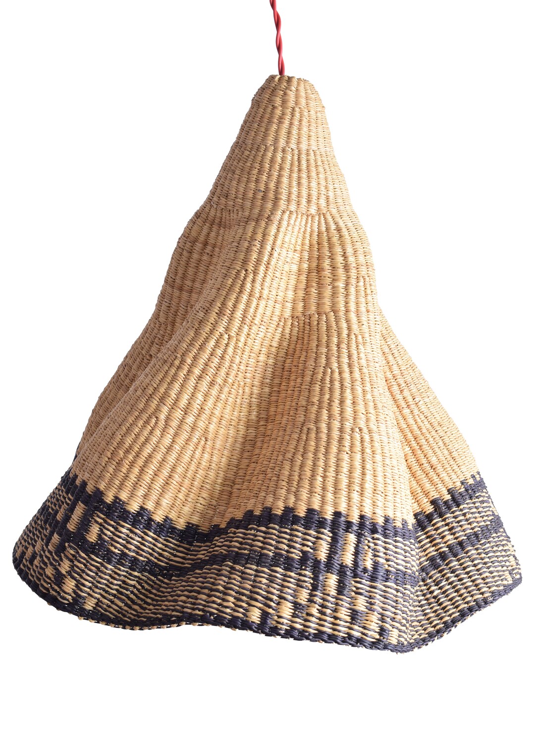 Straw Lampshade for Ceiling, Eco-friendly Lampshade Decor, Bolga ...