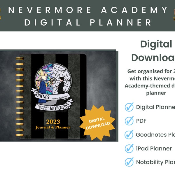 Wednesday Addams Journal - Etsy