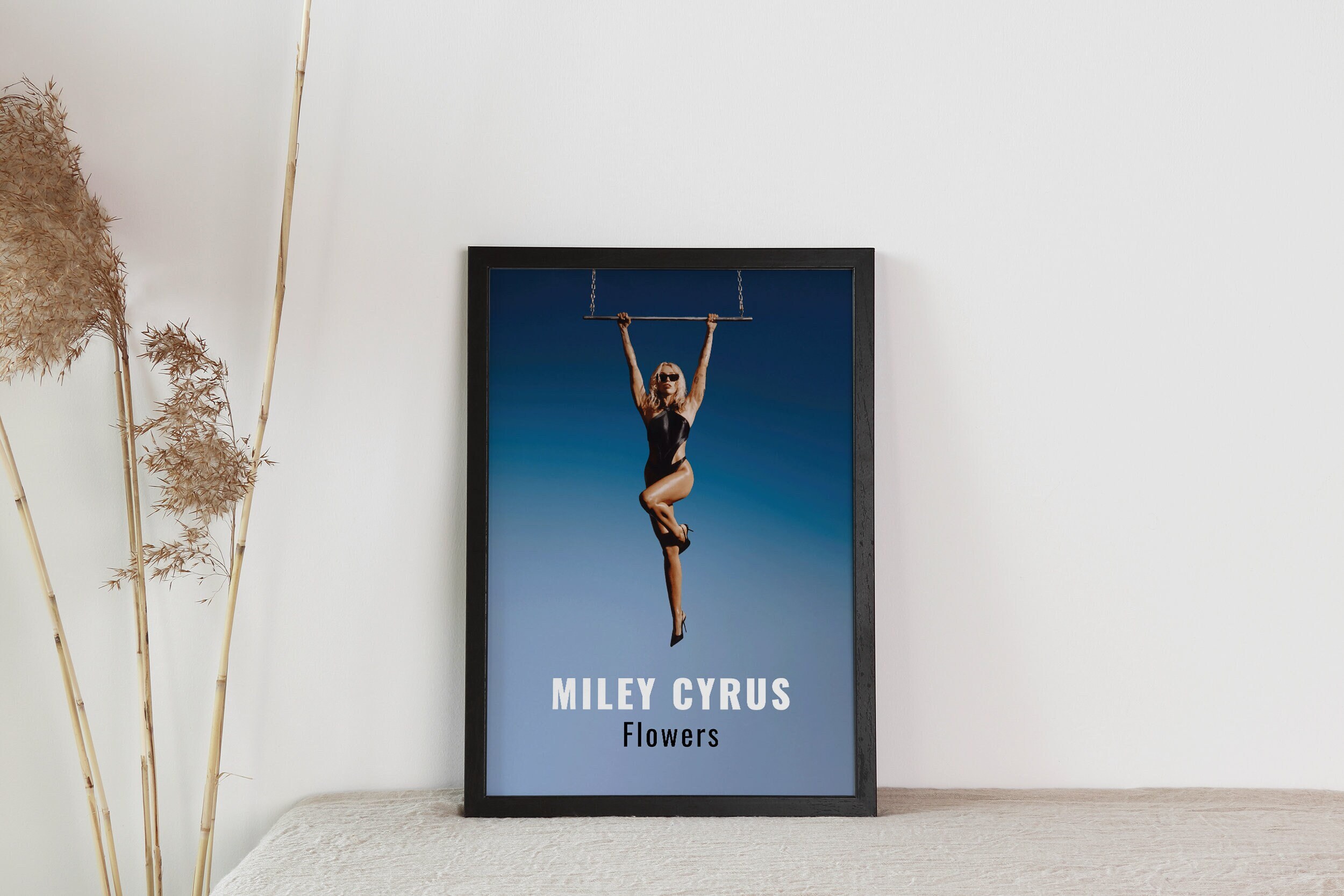 Miley Cyrus Flowers Poster | Miley Cyrus Poster | Flowers Poster ...