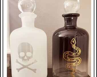 Halloween Handmade Apothecary and Poison Jar - Etsy