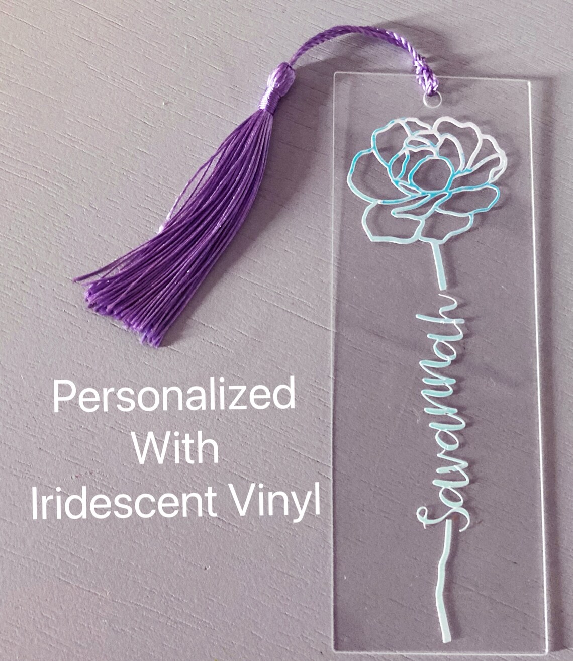 Acrylic Bookmark Personalized Bookmark Book Club Gift Custom Bookmark ...