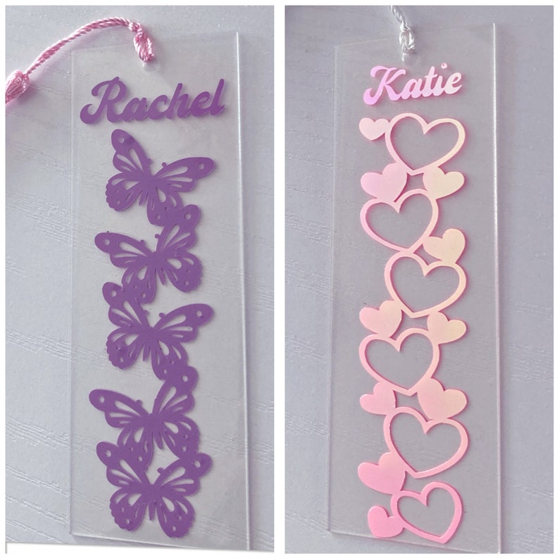 Acrylic Bookmark Personalized Bookmark Book Club Gift Custom Bookmark ...