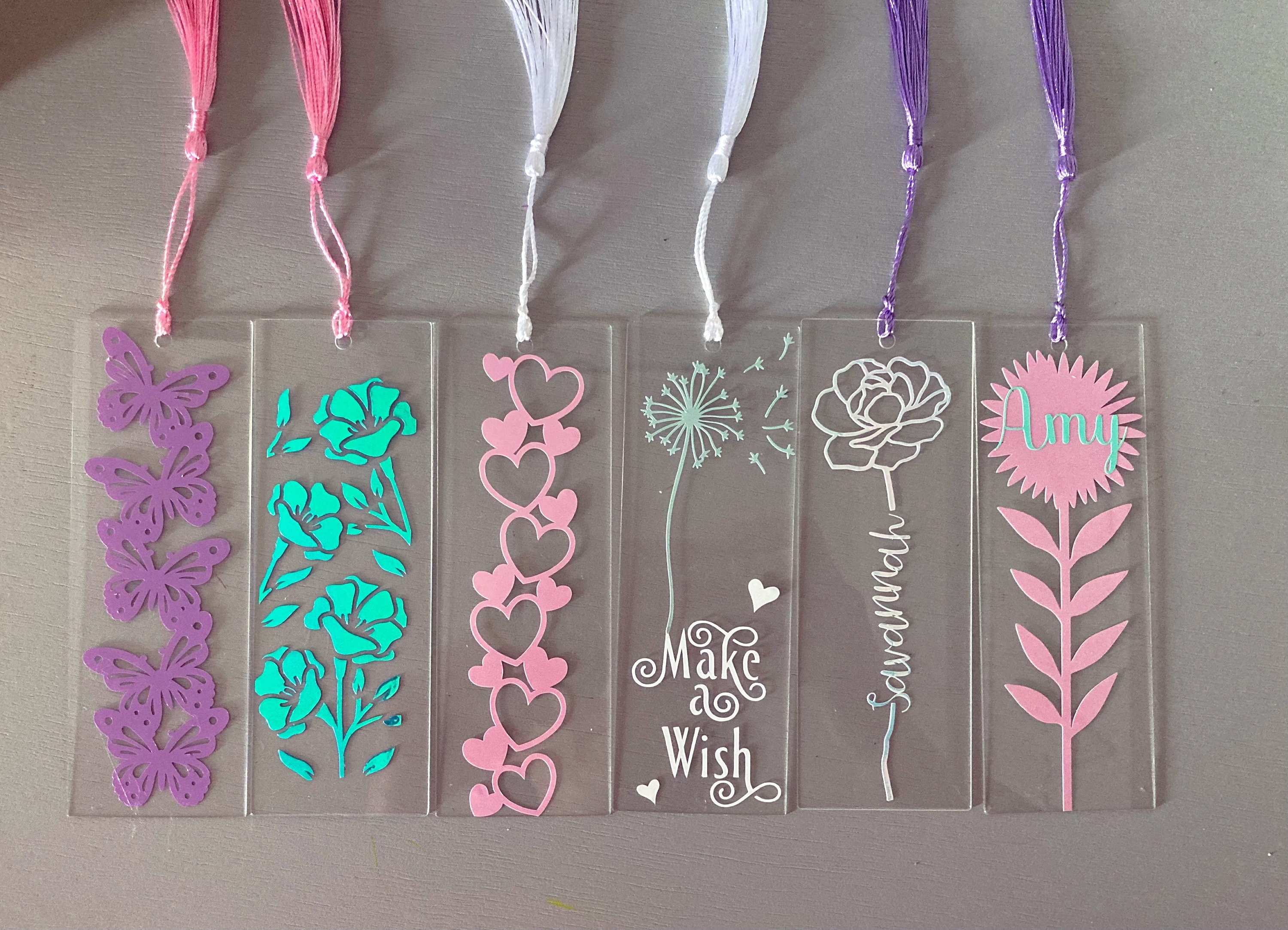 Acrylic Bookmark Personalized Bookmark Book Club Gift Custom Bookmark ...