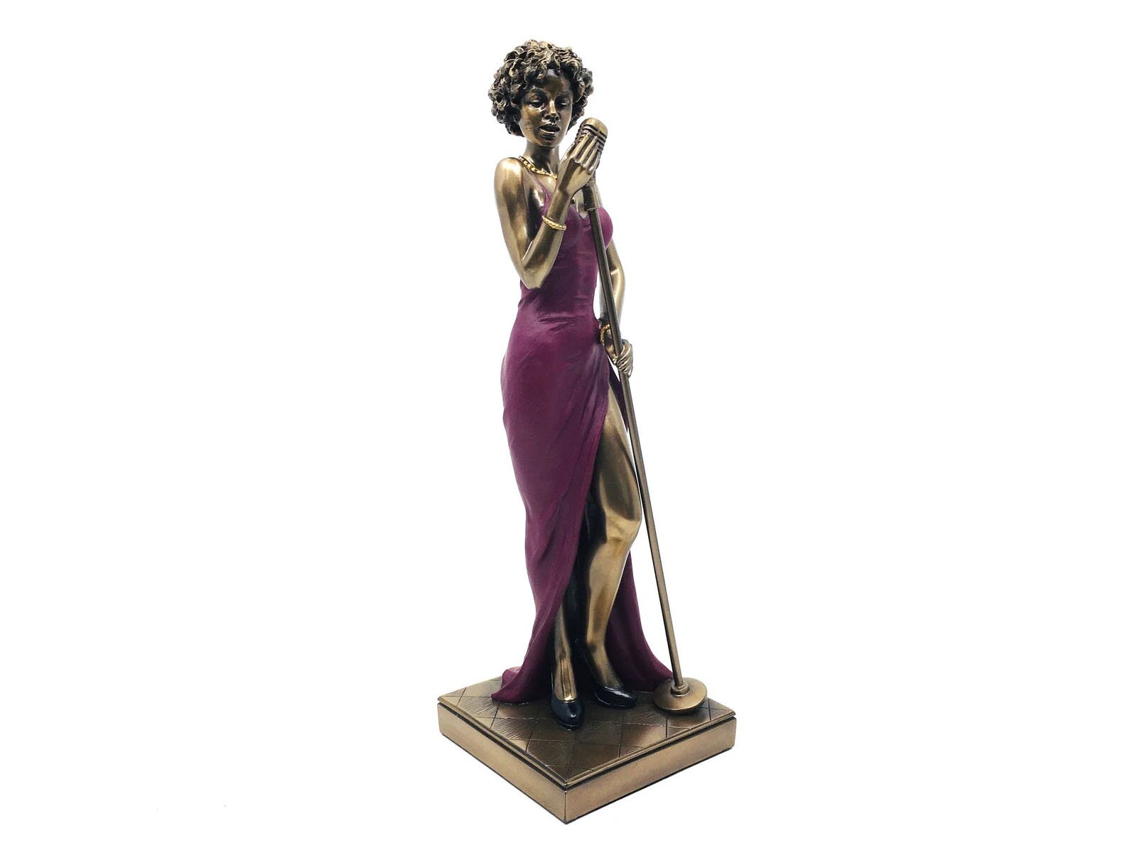 Black Female Jazz Singer Statue Female Blues Artist - Etsy