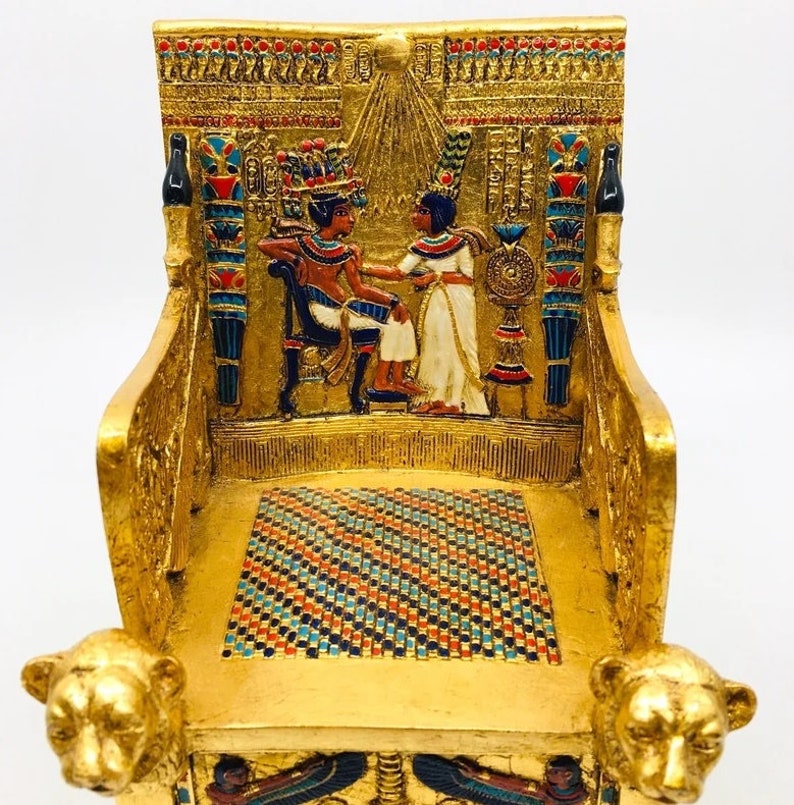 Tutankhamun's Golden Throne Ancient Egypt Themed - Etsy