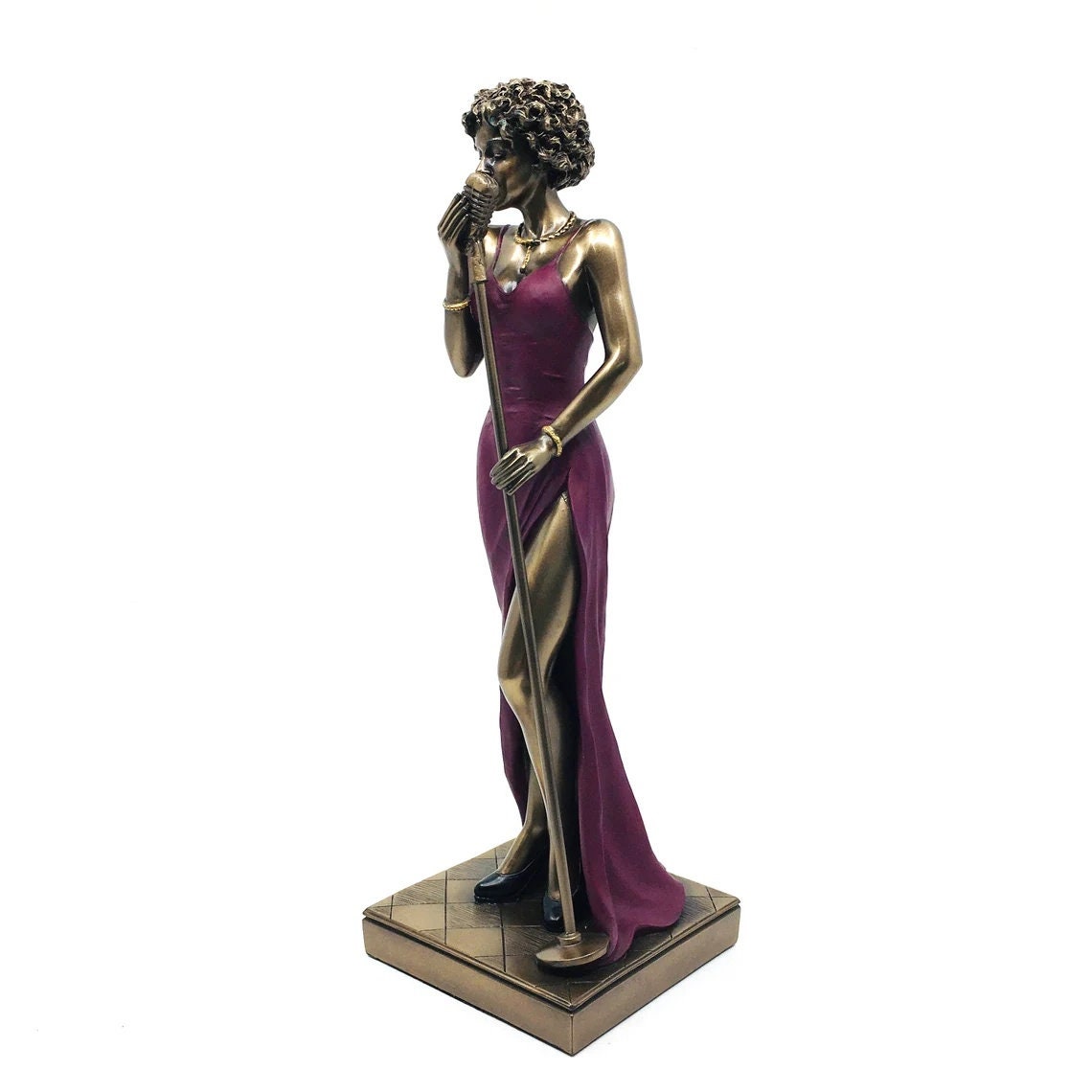 Black Female Jazz Singer Statue Female Blues Artist - Etsy