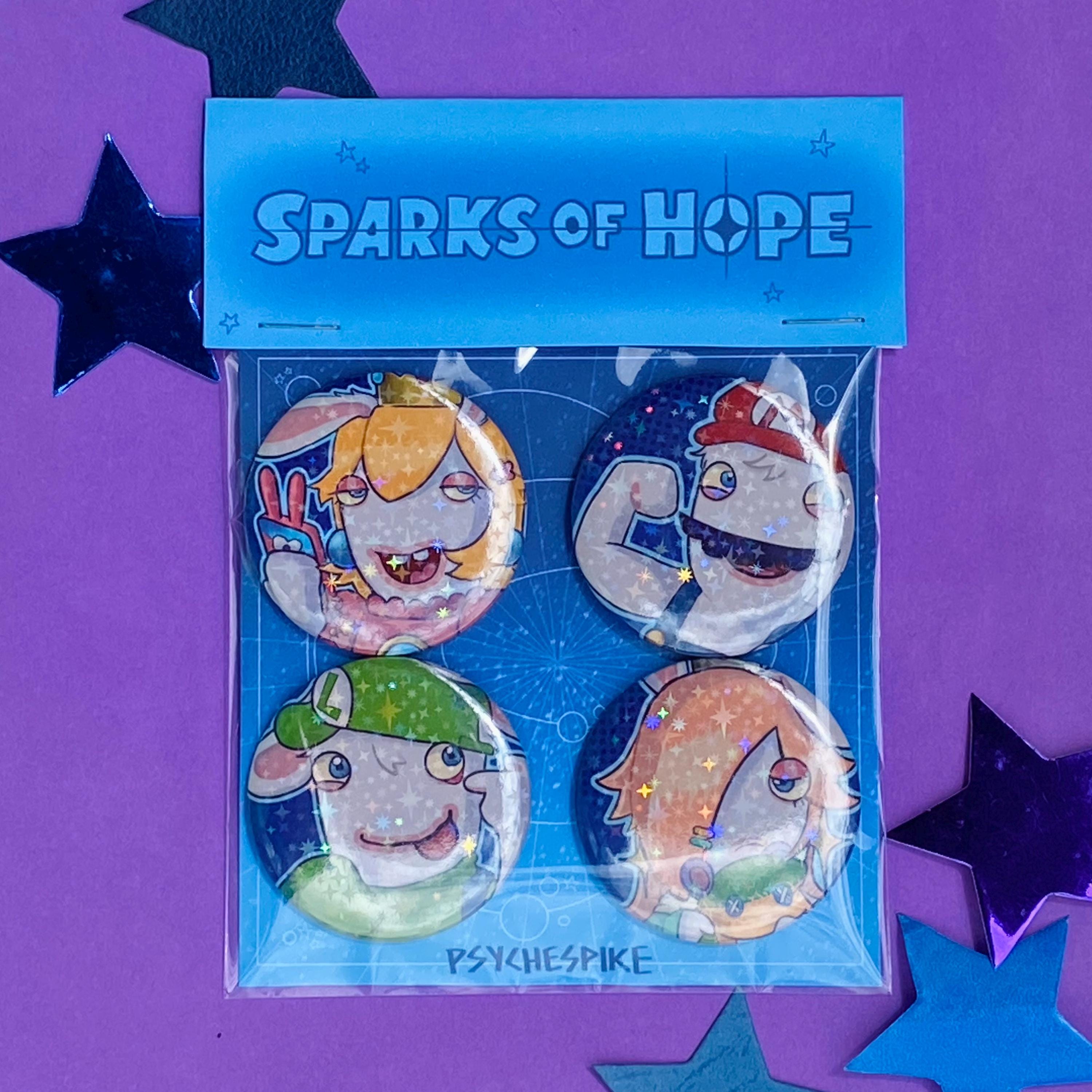 Rabbids Sparks of Hope Badges - Etsy