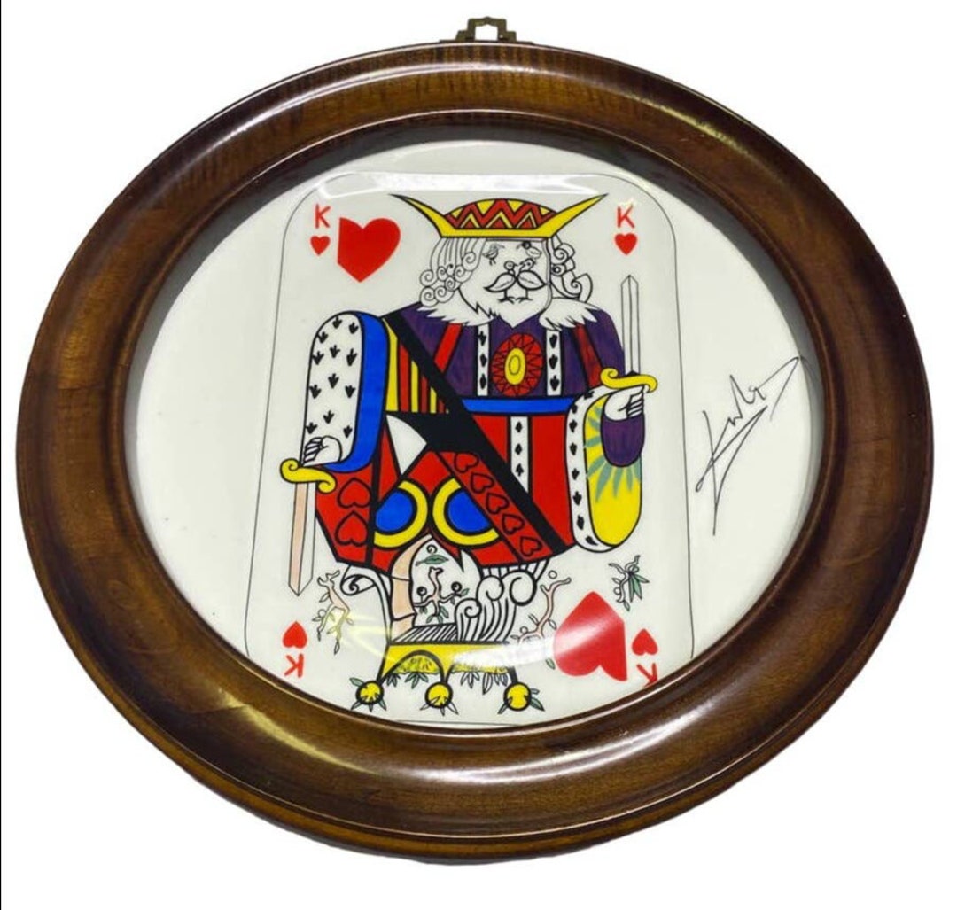 Salvador Dali King of Hearts 1967 Made in France Limoges - Etsy